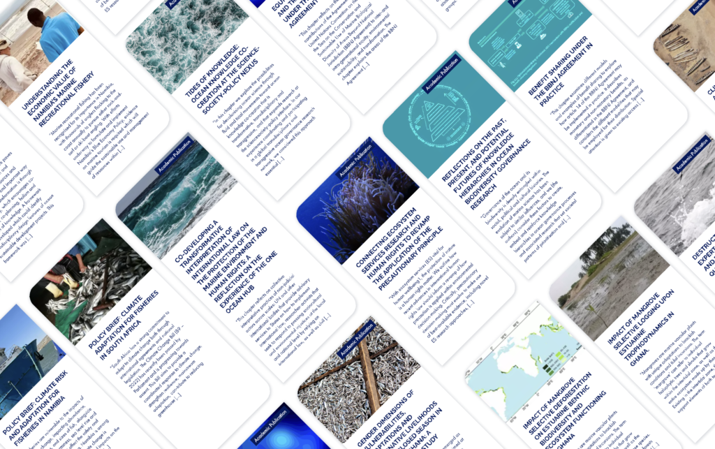 The hub has pooled all publications into a handy catalogue | One Ocean Hub
