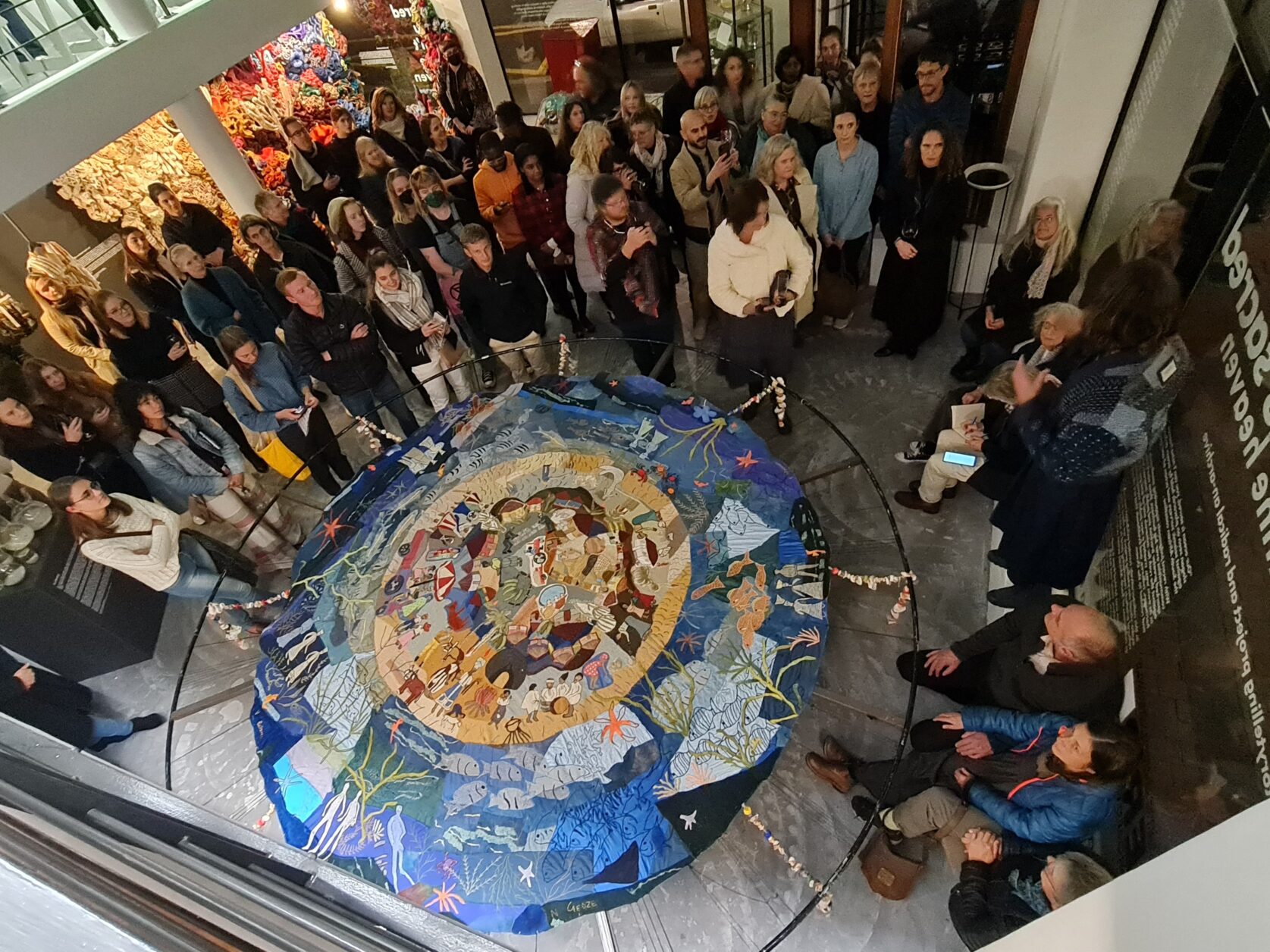 Evolving tapestry embodies ancestral wisdom of the ocean and current ...