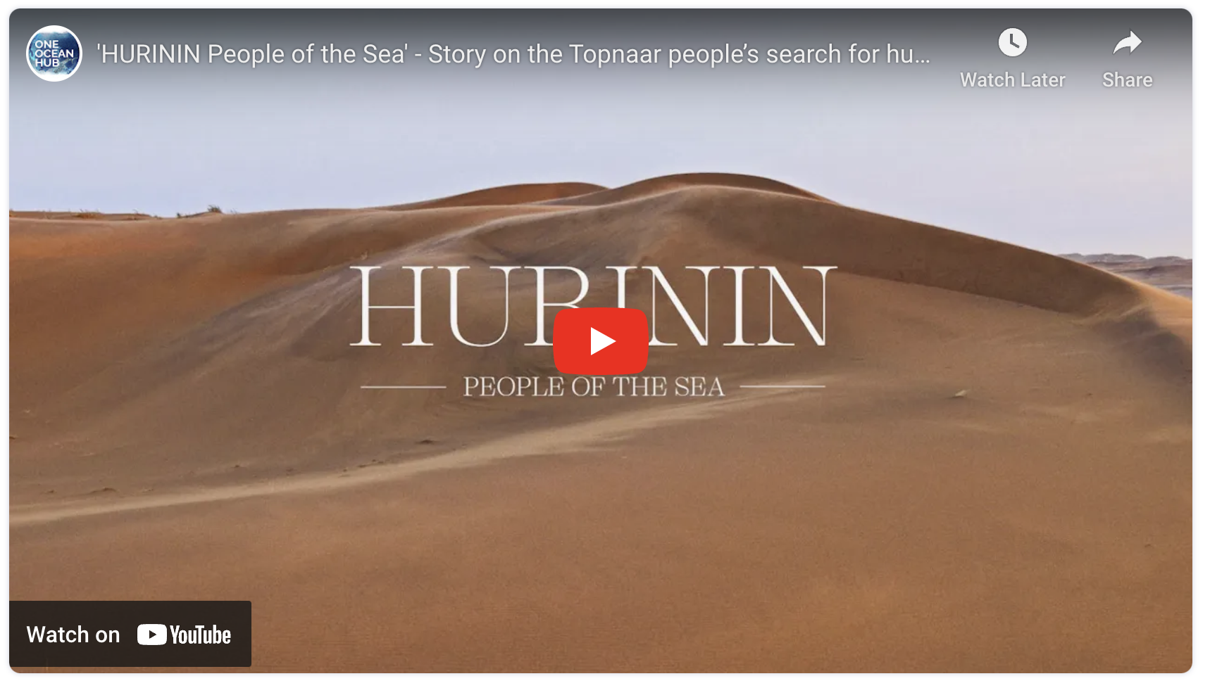 NEW SHORT FILM: ‘Hurinin, the people of the sea’ – a poignant story on ...